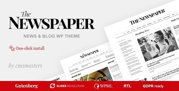 The Newspaper - Tema WordPress Editorial de Revista - Pluginthemebr - Wordpress plugins e temas
