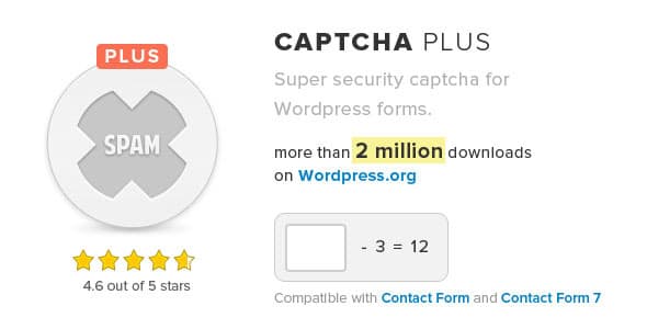 Captcha Plus - Pluginthemebr - Wordpress plugins e temas