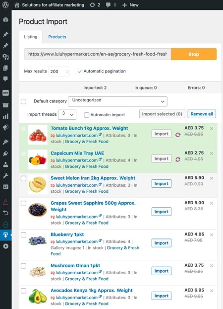 External Importer Pro - Pluginthemebr - Wordpress plugins e temas
