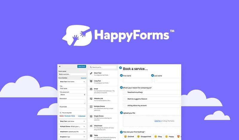 HappyForms Pro - Construtor de formulário de contato amigável de arrastar e soltar ...