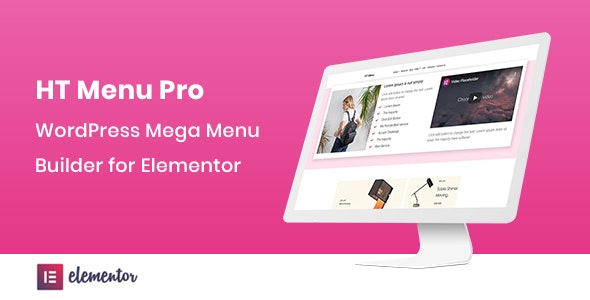 HT Menu Pro – WordPress Mega Menu Builder para Elementor - Pluginthemebr - Wordpress plugins e temas