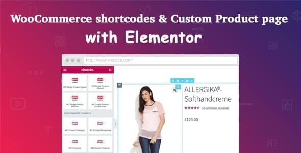 DHWC Elementor - Construtor de páginas WooCommerce com Elementor - Pluginthemebr - Wordpress ...