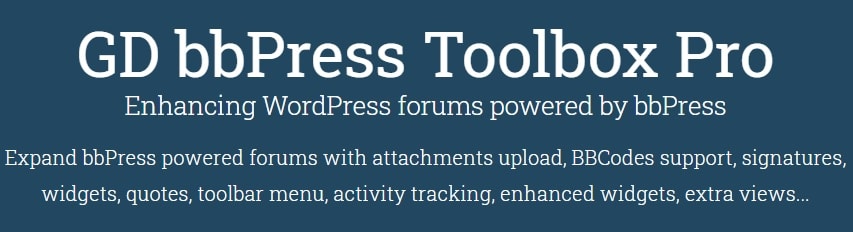 GD bbPress Toolbox Pro - Pluginthemebr - Wordpress plugins e temas