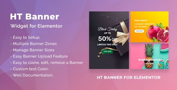 Banner HT para Elementor - Pluginthemebr - Wordpress plugins e temas