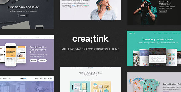 Creatink - Tema WordPress responsivo multiconceito - Pluginthemebr - Wordpress plugins e temas