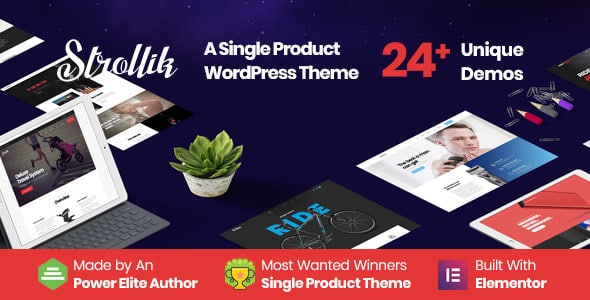 Strollik - Tema WordPress WooCommerce de Produto Único - Pluginthemebr - Wordpress plugins e temas