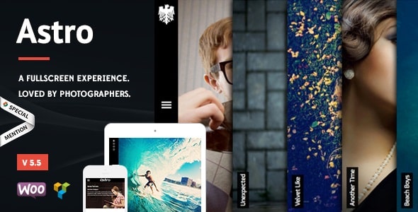 Astro - Tema WordPress de fotografia - Pluginthemebr - Wordpress plugins e temas
