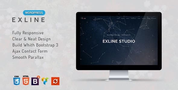 Onepage Multipurpose Elementor WordPress Theme | Exline - Pluginthemebr - Wordpress plugins e temas