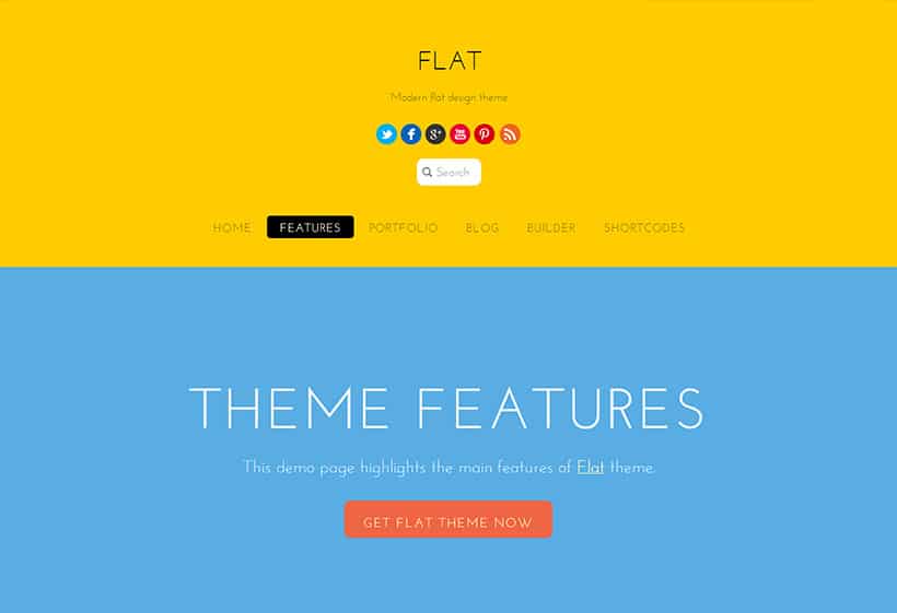 Themify Flat WordPress Theme - Pluginthemebr - Wordpress plugins e temas