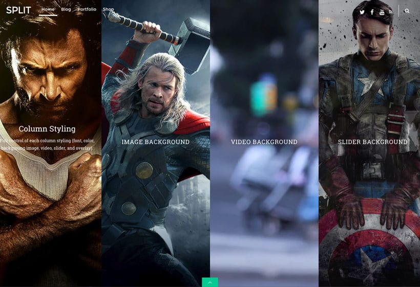 Themify Split WordPress Theme - Pluginthemebr - Wordpress plugins e temas