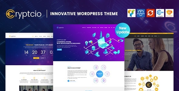 Cryptcio - Tema WordPress Inovador - Pluginthemebr - Wordpress plugins e temas