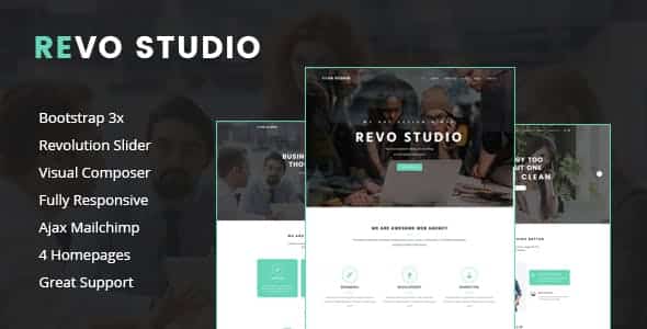 Revo Studio - Tema WordPress multiuso - Pluginthemebr - Wordpress plugins e temas
