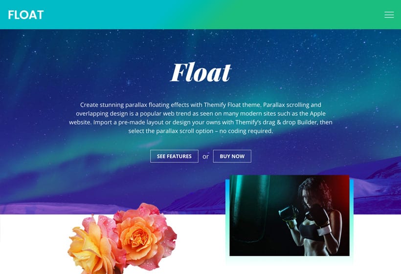 Themify Float WordPress Theme - Pluginthemebr - Wordpress plugins e temas