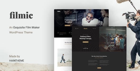 Filmic - Tema WordPress para estúdio de cinema e criador de filmes ...