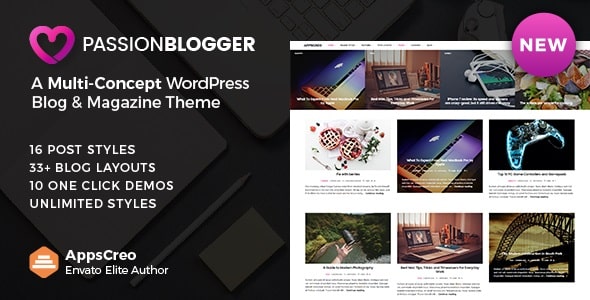 Passion Blogger - um tema WordPress responsivo - Pluginthemebr ...