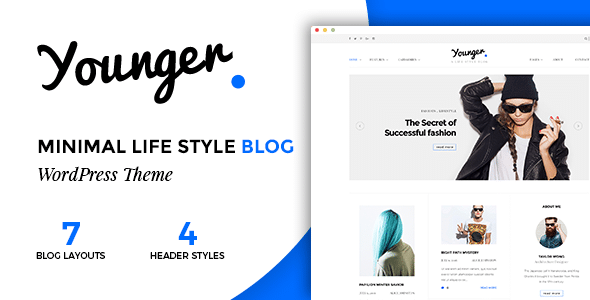 Blogger mais jovem - Tema de blog pessoal - Pluginthemebr - Wordpress ...