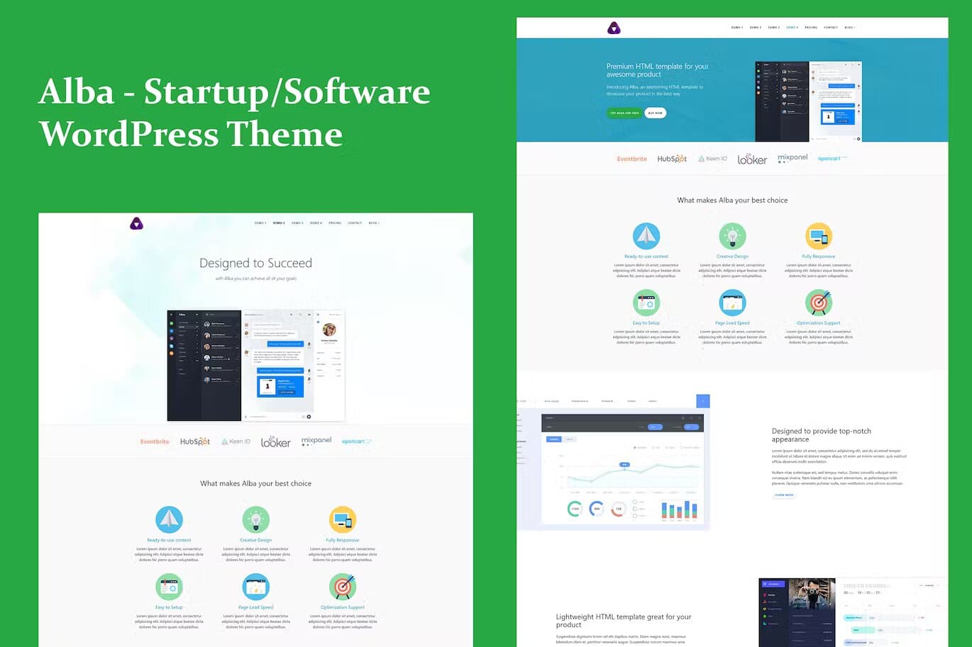 Alba - Tema WordPress de Startup/Software - Pluginthemebr - Wordpress plugins e temas