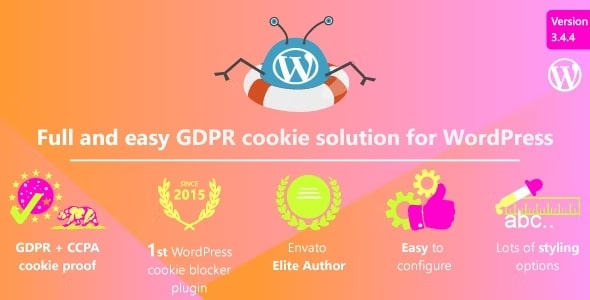 Plug-in WordPress de Conformidade de Cookies GDPR / AVG / CCPA completo - WeePie Cookie Allow ...