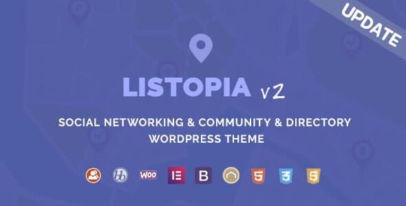 Listopia - Diretório, Comunidade Tema WordPress - Pluginthemebr ...