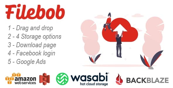 Filebob - Plataforma de armazenamento e compartilhamento de arquivos (SAAS Ready ...