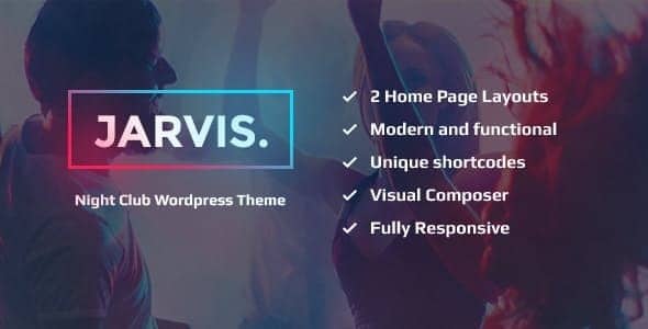 Jarvis - Boate, Concerto, Festival Tema WordPress - Pluginthemebr - Wordpress plugins e temas