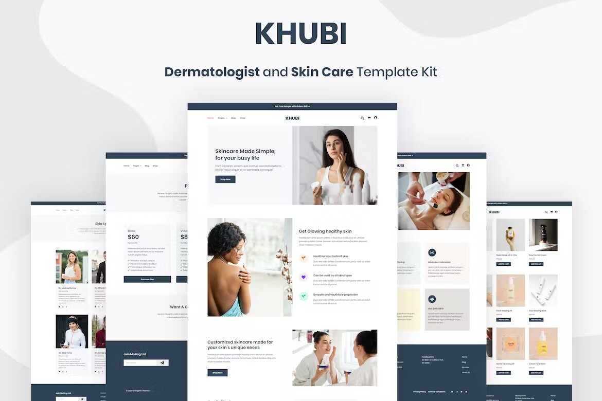 Khubi - Dermatologista e Kit de Modelo de Cuidados com a Pele ...