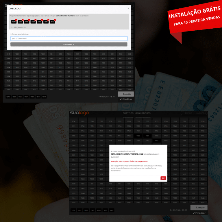 Sistema de Rifa 4.0 Automatico - Plataforma de Rifas Online 4.0 - Pluginthemebr - Wordpress ...