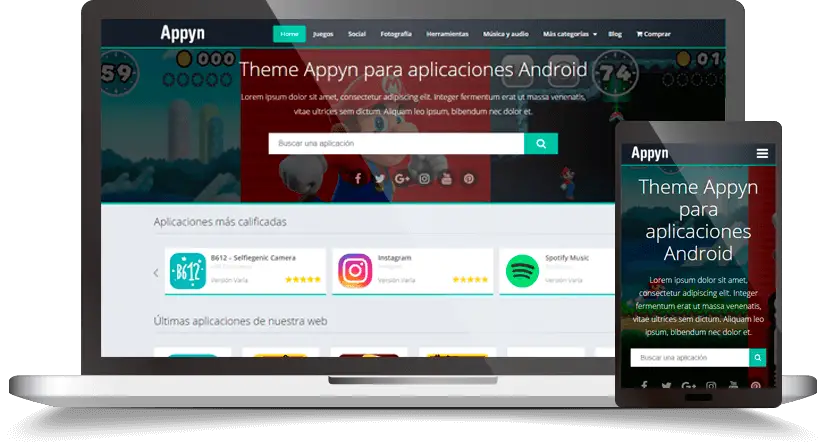 Appyn - Themespixel WordPress Theme - Pluginthemebr - Wordpress plugins e temas