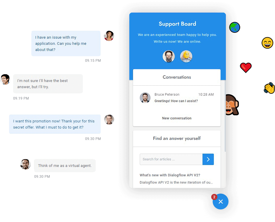 Chat – Support Board – WordPress Chat Plugin - Pluginthemebr ...