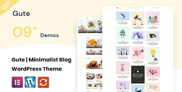 Gute | Tema WordPress Minimalista para Blog - Pluginthemebr - Wordpress plugins e temas