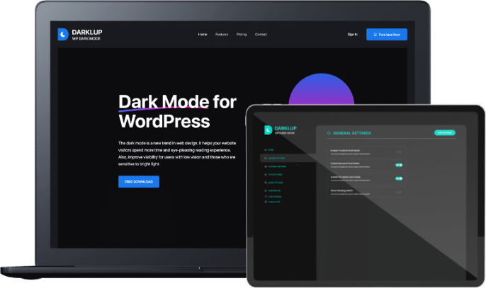 Darklup Pro – WP Dark Mode - Pluginthemebr - Wordpress plugins e temas