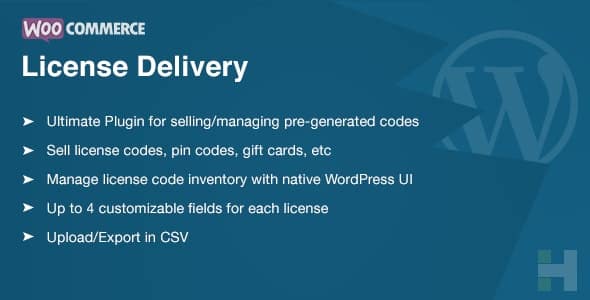 WooCommerce License Delivery & Management - Pluginthemebr - Wordpress plugins e temas