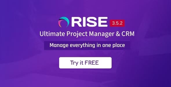 RISE - Gerente de Projetos e CRM Definitivo + Addons - Pluginthemebr ...