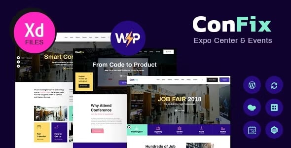 ConFix - Tema WordPress de Expo e Eventos - Pluginthemebr - Wordpress plugins e temas