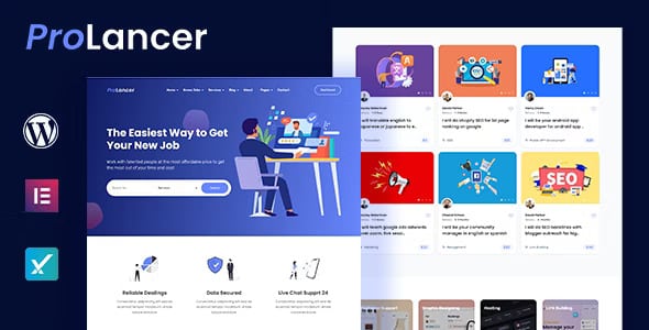 Prolancer | Tema WordPress do Mercado Freelance - Pluginthemebr - Wordpress plugins e temas