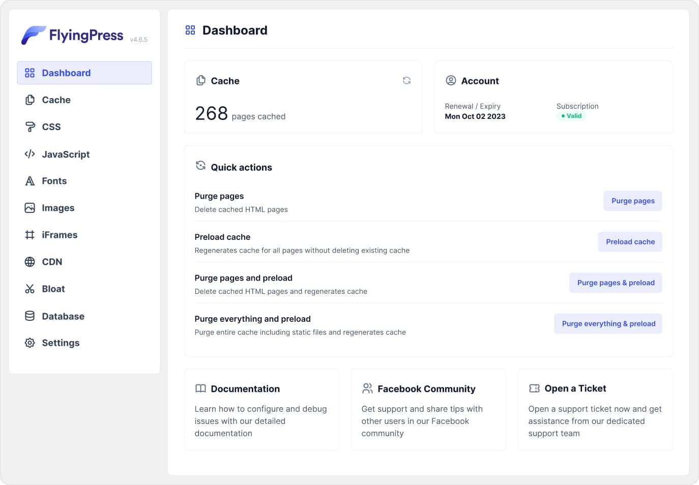 FlyingPress - Pluginthemebr - Wordpress plugins e temas