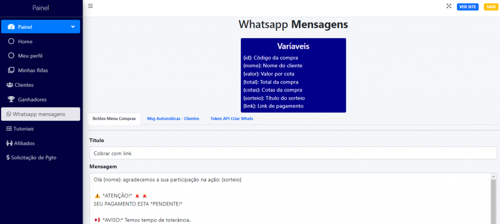 Script Rifa 10.0 em php / Laravel – Sistema completo com fazendinha, 1 Milhão de Números ...