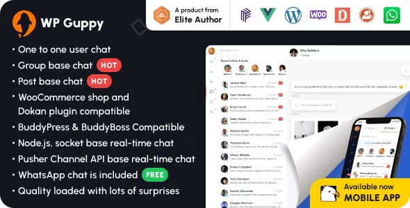 WP Guppy Pro – Um plugin de chat ao vivo para WordPress, WooCommerce e BuddyPress ...