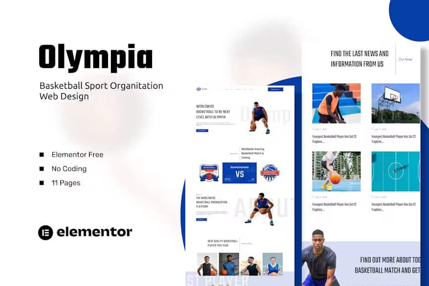 Olympia - Template Kits de organização esportiva de Basketball ...