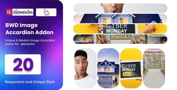 BWD Image Accordion Addon for Elementor - Pack 5 Plugins - Pluginthemebr - Wordpress plugins e temas