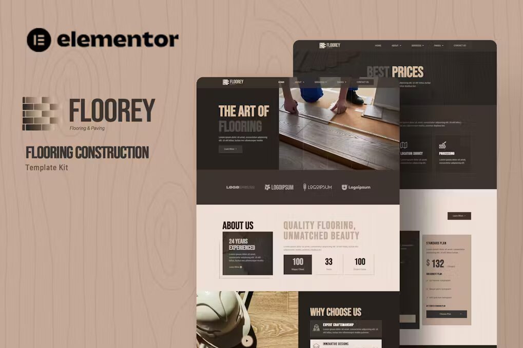 Floorey - Kit de Templates Elementor para construção de pisos ...