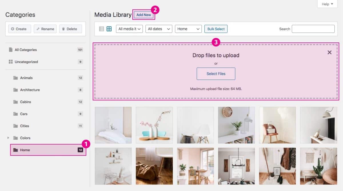HappyFiles Pro - Pluginthemebr - Wordpress plugins e temas