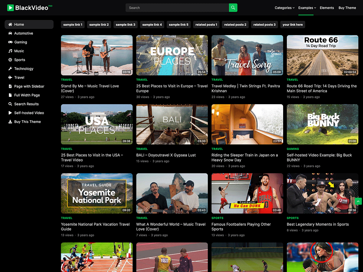BlackVideo Pro - Pluginthemebr - Wordpress plugins e temas